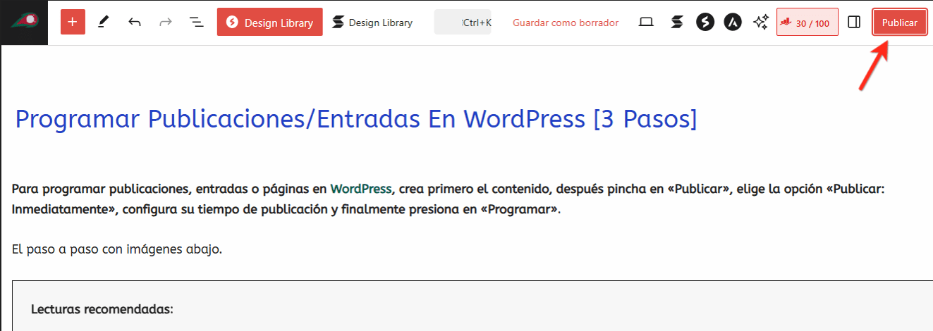 Programar Publicaciones/Entradas En WordPress [5 Pasos]
